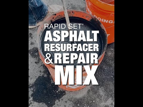 Rapid Set® Asphalt Repair Mix & Asphalt Resurfacer - YouTube