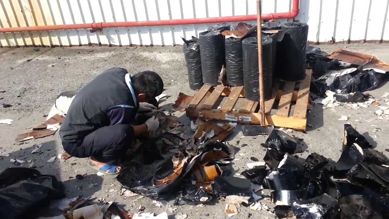 Melting station bitumen 115/15 (8) - YouTube