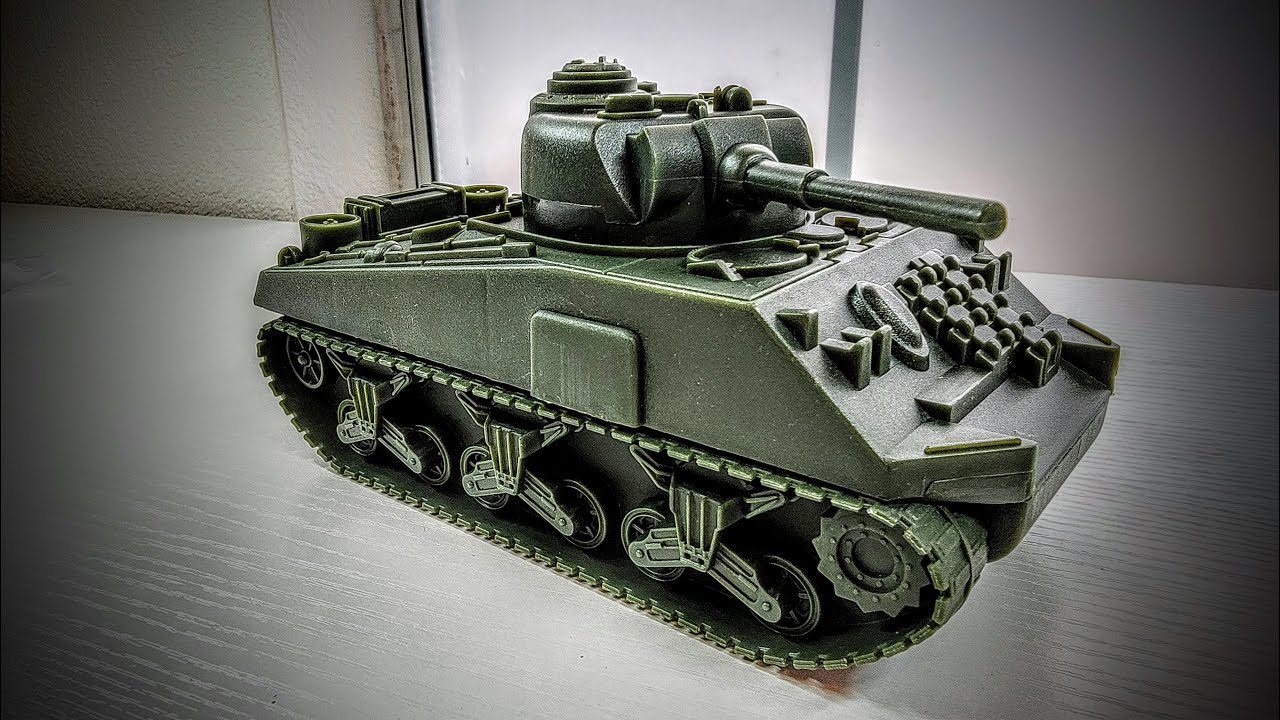 An Army Man-style Sherman tank? BMC toys WW2 M4! COOL! - YouTube
