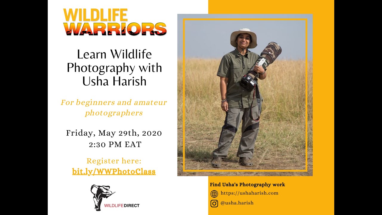 Wildlife Photography Class with Usha Harish - YouTube