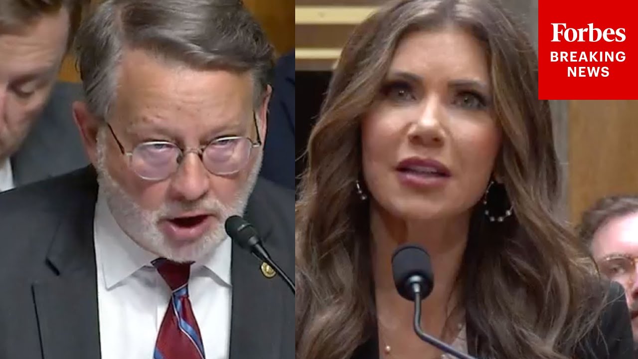 Gary Peters Questions Kristi Noem About Drone Threats To The U.S. - YouTube