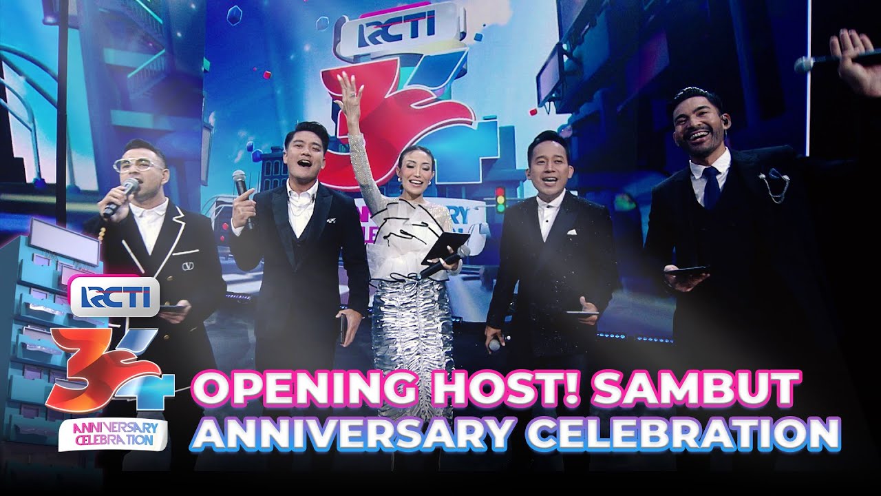 MENYAMBUT ANNIVERSARY CELEBRATION! 5 Host Membuka HUT RCTI 34 | HUT ...