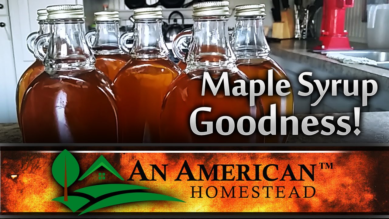 Making Maple Syrup At The Homestead - YouTube