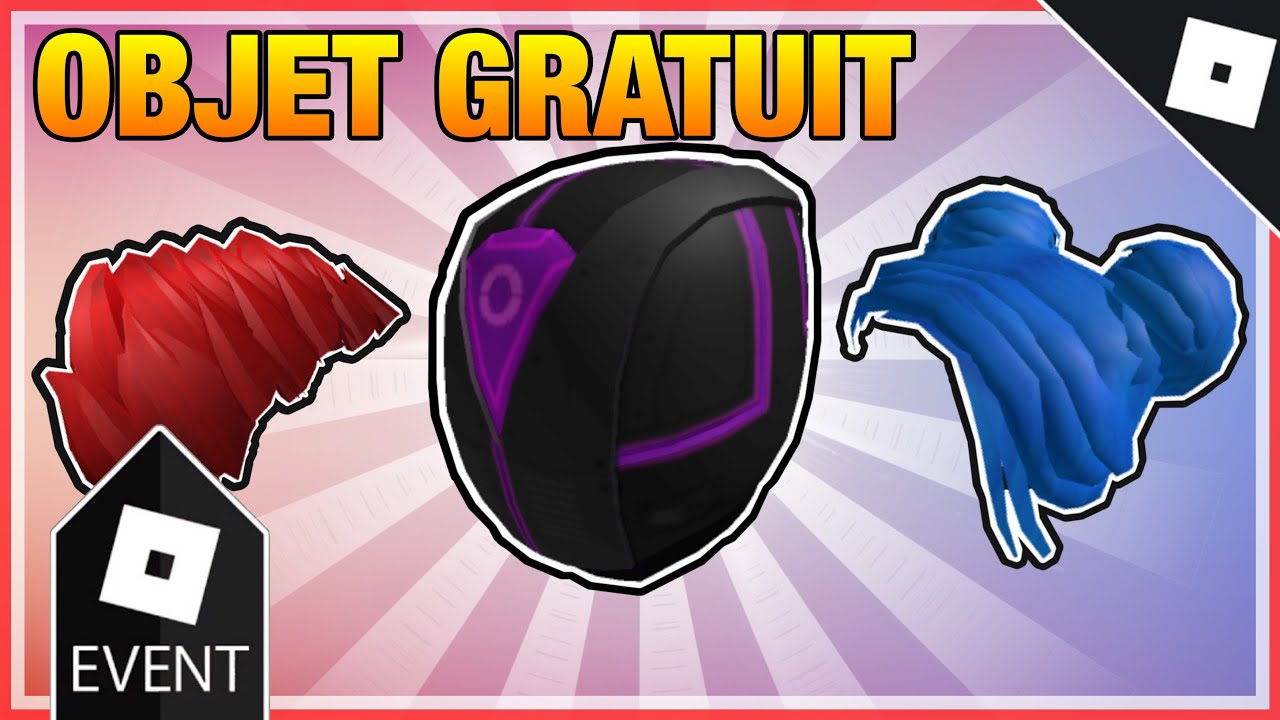 [EVENT] Comment Obtenir une Casque et deux Cheveux dans Roblox - OBJET GRATUIT - YouTube