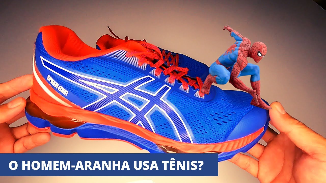 ASICS GEL Hipersonic 2 Marvel Spider-man em detalhes - YouTube