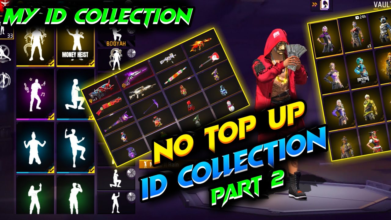 NO TOP UP ID COLLECTION PART 2 | MY NON TOP UP ID COLLECTION IN FREE ...