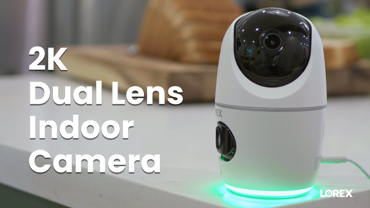 One camera, double the view - meet the 2K Dual Lens Indoor Camera - YouTube