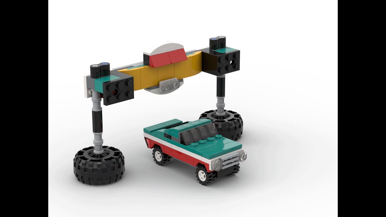 Lego 31101 Monster Truck Speed Build Studio Bricklink LDD - YouTube