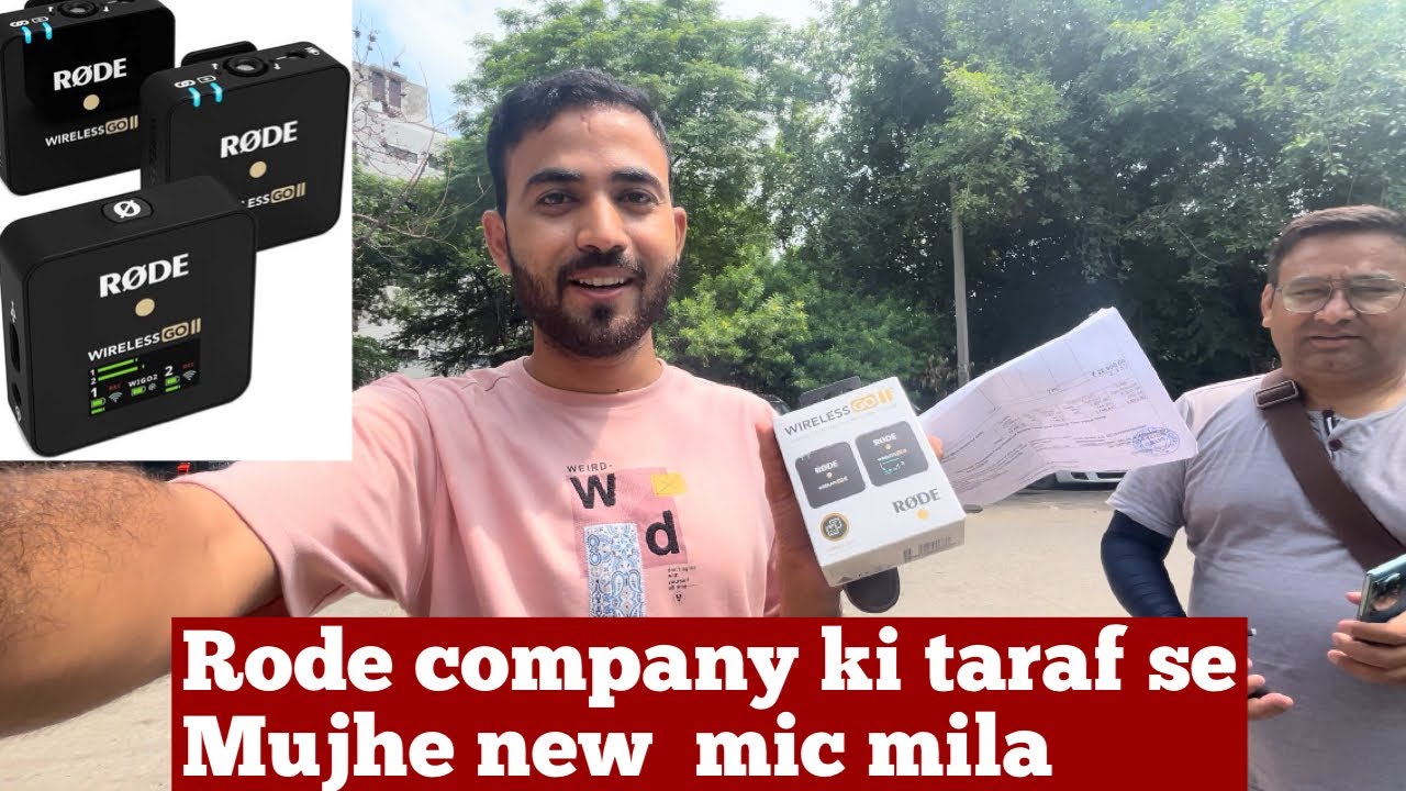 Rode company ne mujhe new mic diya he - YouTube