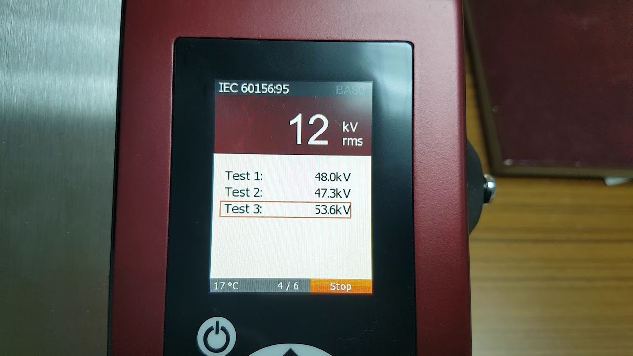 Breakdown Voltage Analyzer b2 - Electronic high voltage tester - YouTube
