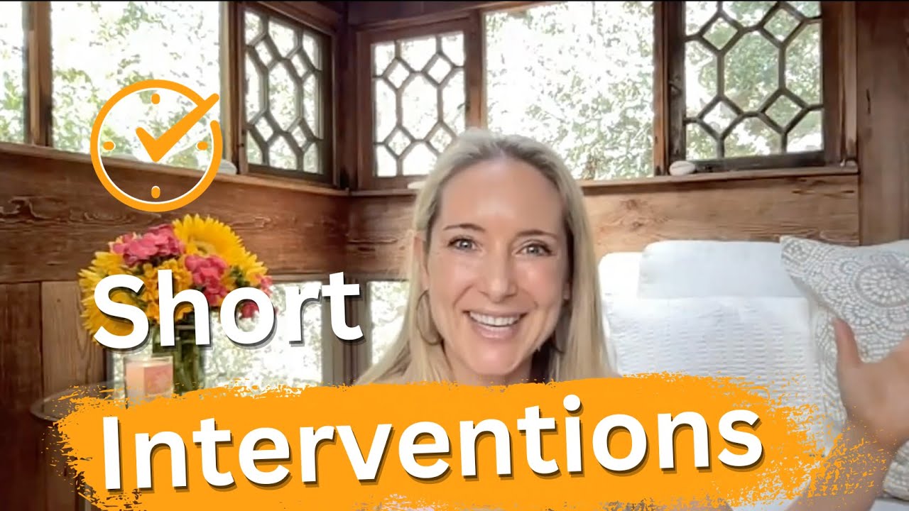Helping with quick and short interventions with Dr. Diana Hill - YouTube