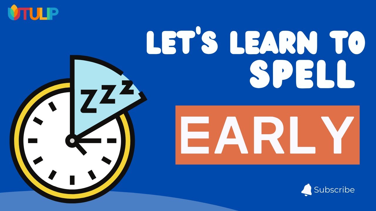 How to sound and spell early - YouTube