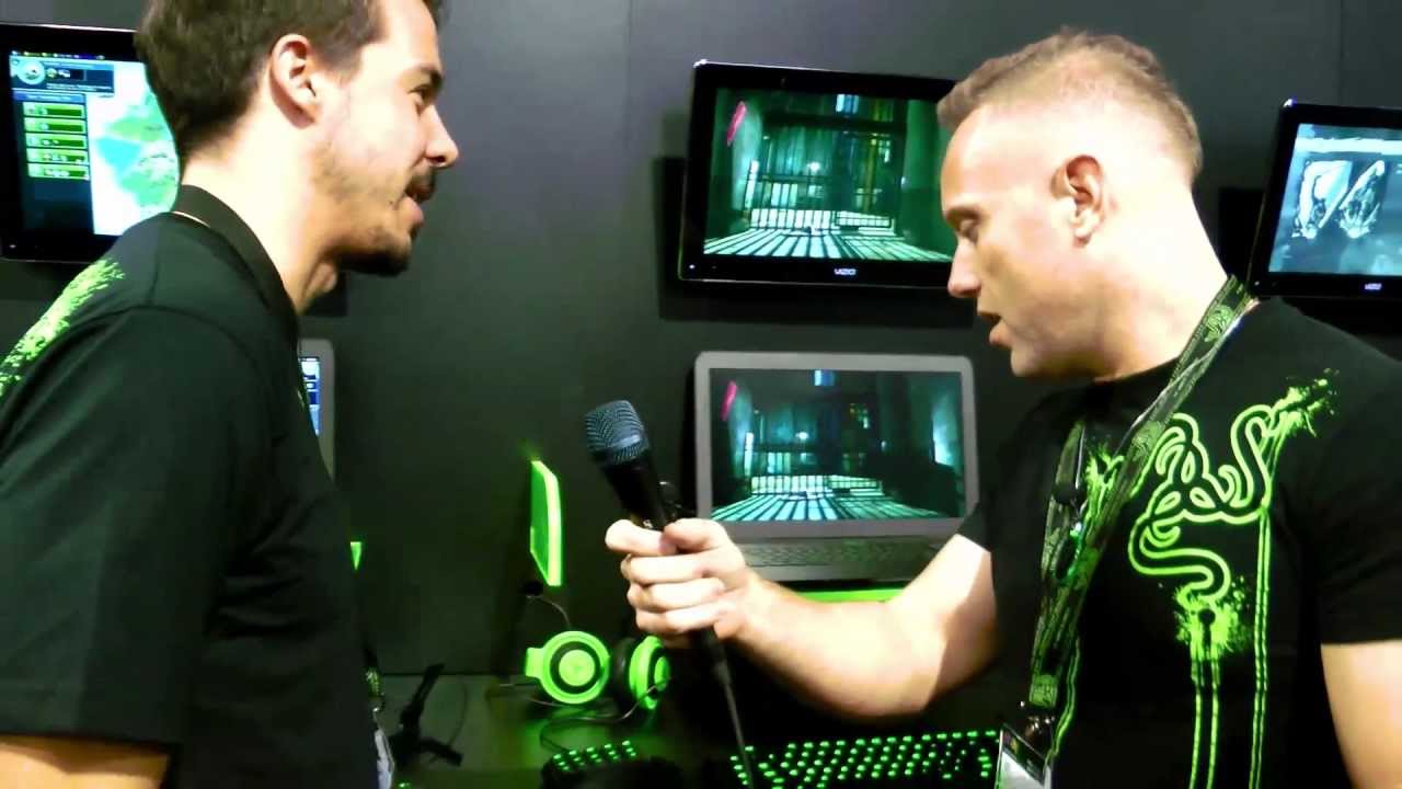 Swifty shares a Razer Orbweaver w/ YOU @ CES 2013 - YouTube
