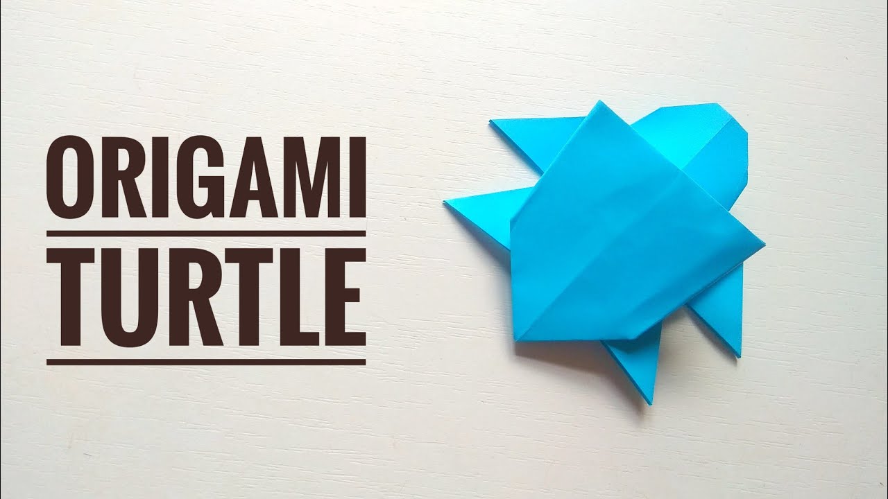 Easy Origami turtle - How to Make turtle - Origami animals - YouTube