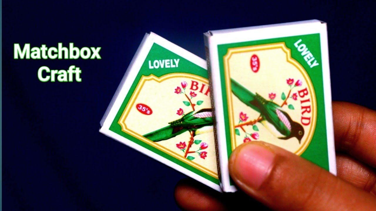 Reuse Idea With Waste Matchbox II Best out of MATCHBOX Craft II DIY of ...