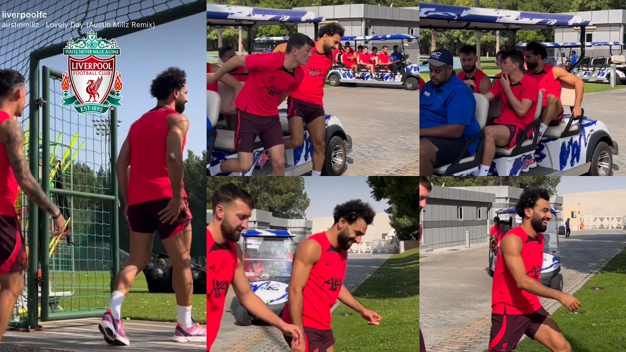 Yes!! MoSalah MoSalah!! Liverpool Training sessions players arrives🔥 ...