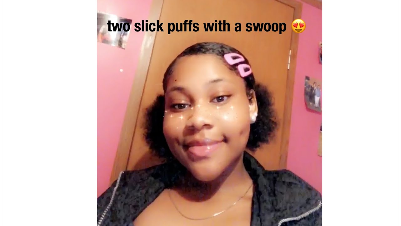 two slick puffs with a swoop 😍 - YouTube