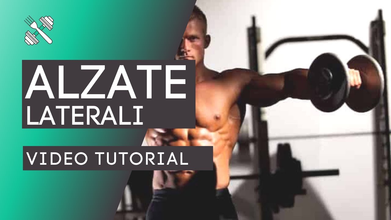 ALZATE LATERALI con manubri: spalle al top! | BodyRevo - YouTube