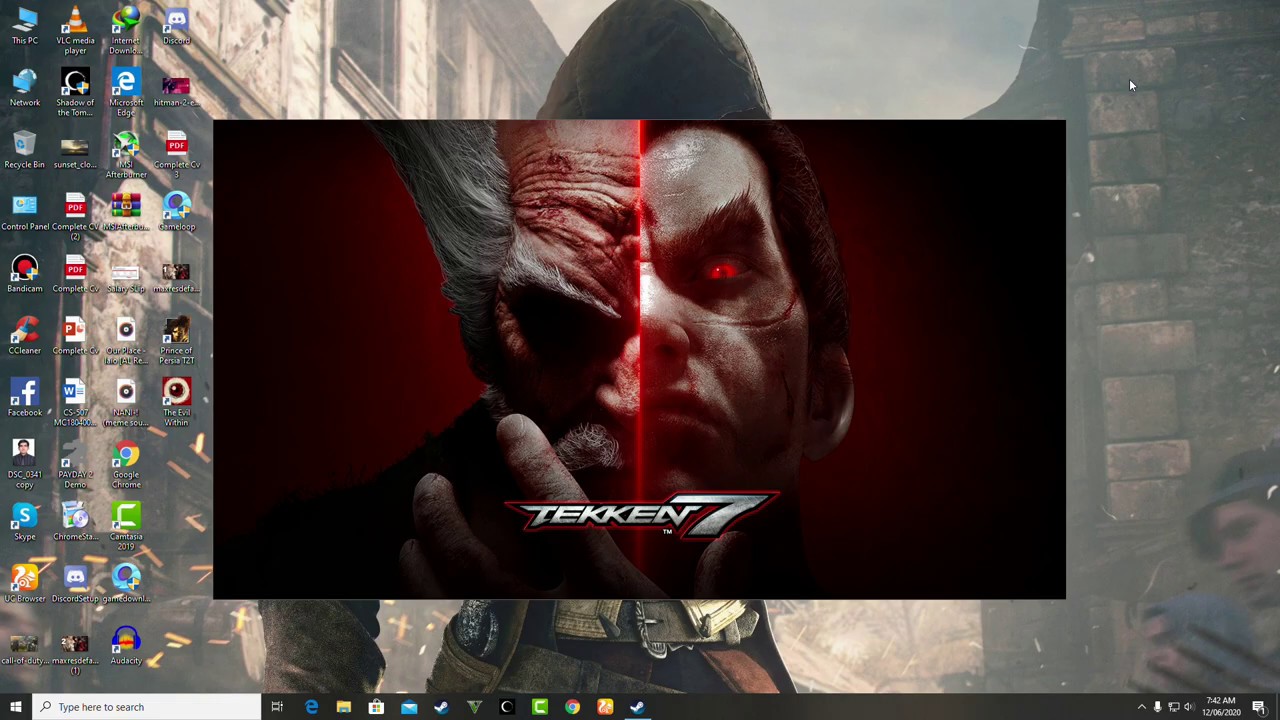 Tekken 7 Green/Purple Screen Glitch Fix 100% Working Method - YouTube
