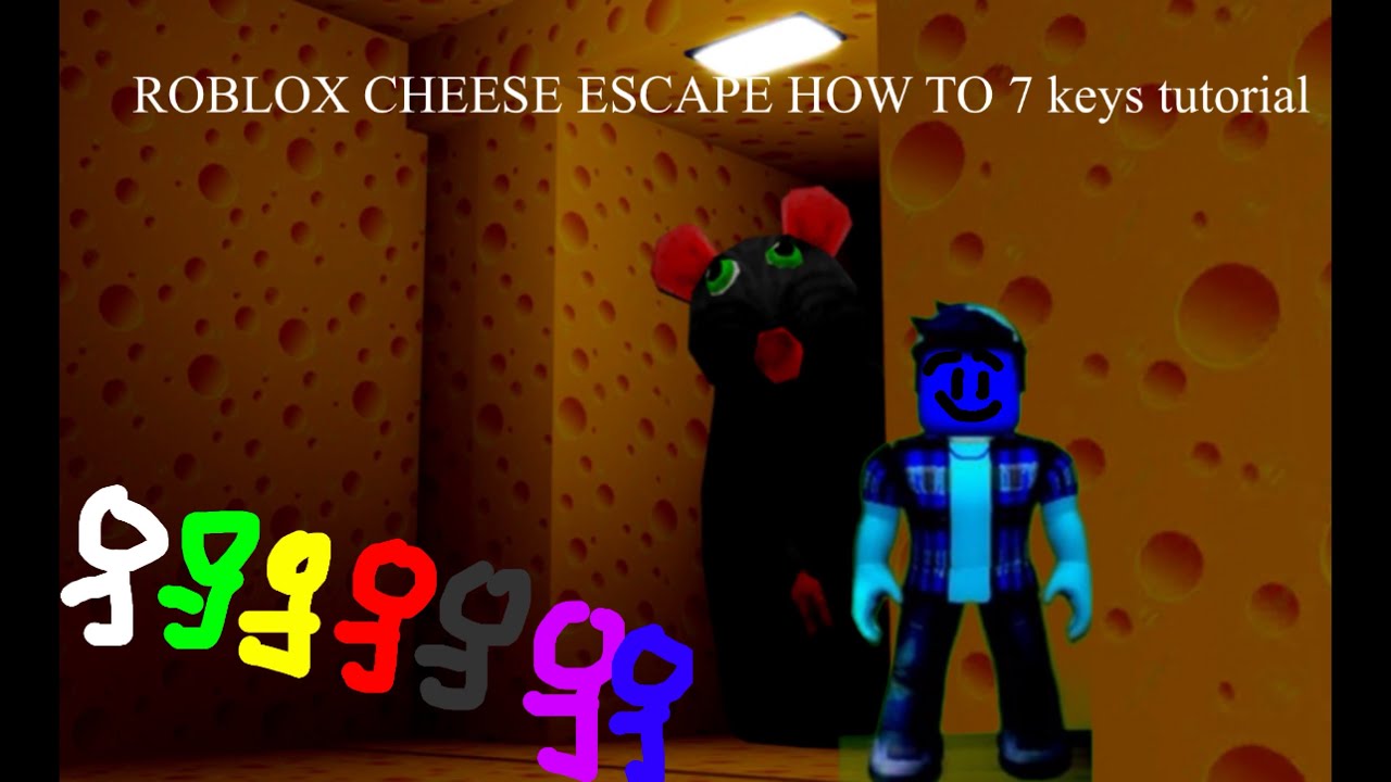 Roblox cheese escape how to find keys m tutorial 2024 - YouTube