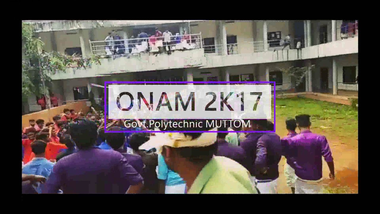 Govt.Polytechnic college Muttom | Onam 2k17 | - YouTube