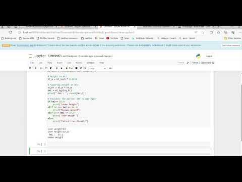 BMI python code homework 1 - YouTube