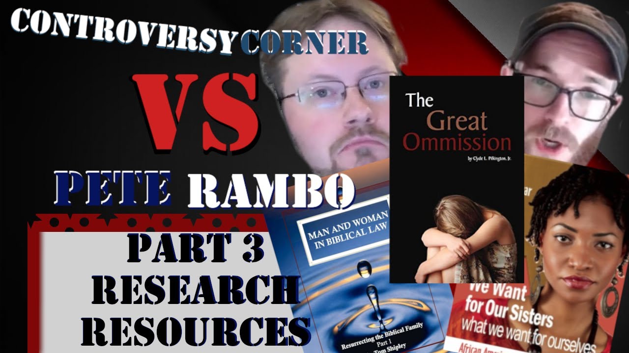 Pete Rambo Responds to David Wilber (Pt. 3): Research Resources - YouTube