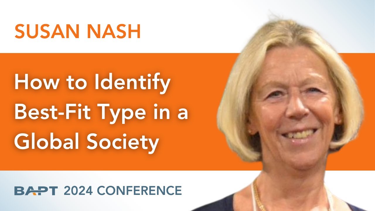 How to Identify Best-Fit Personality Type in a Global Society // Susan ...