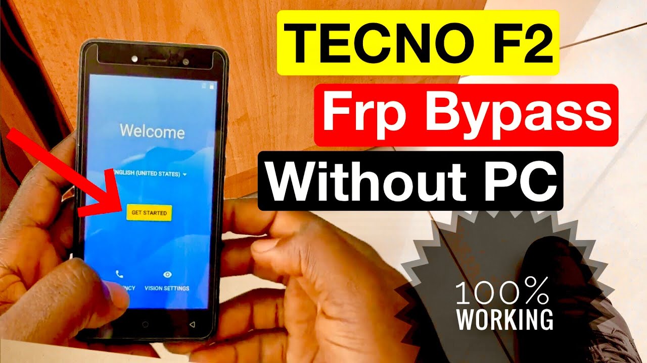 Tecno F2 frp bypass || Remove google account verification lock || 100% ...
