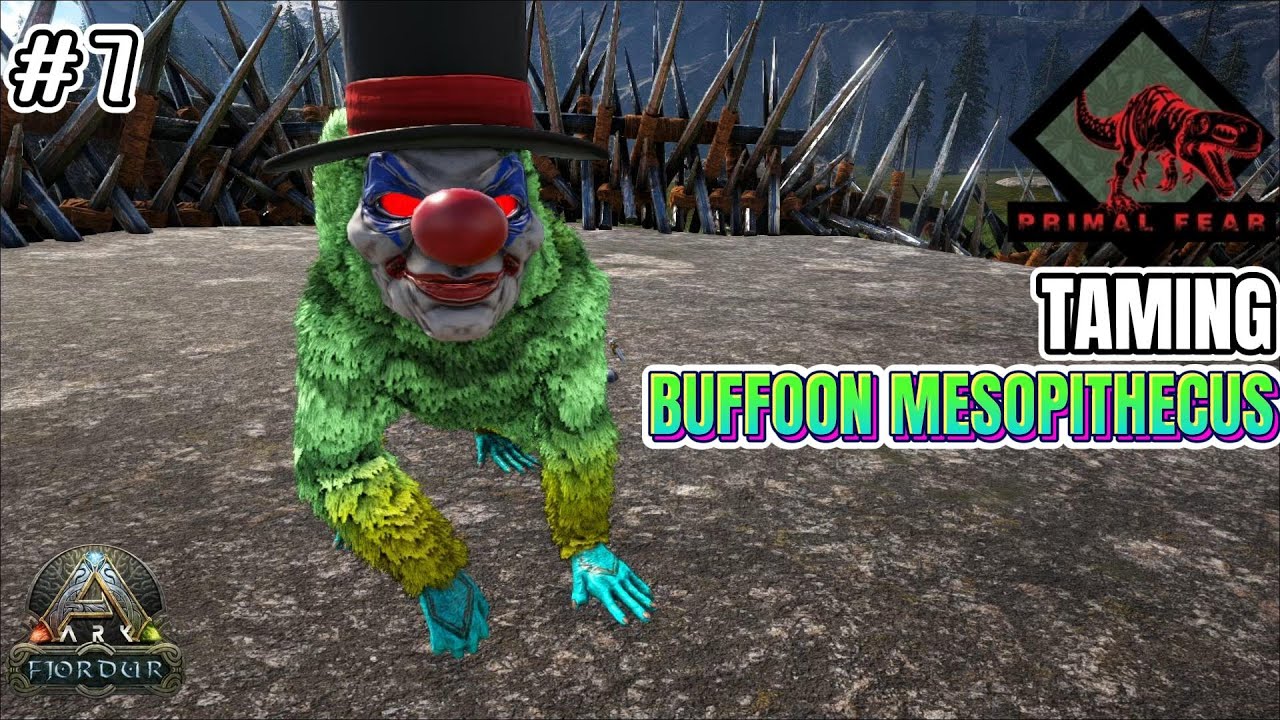 TAMING BUFFOON MESOPITHECUS!! SENI ADALAH LEDAKAN | ARK PRIMAL FEAR ...