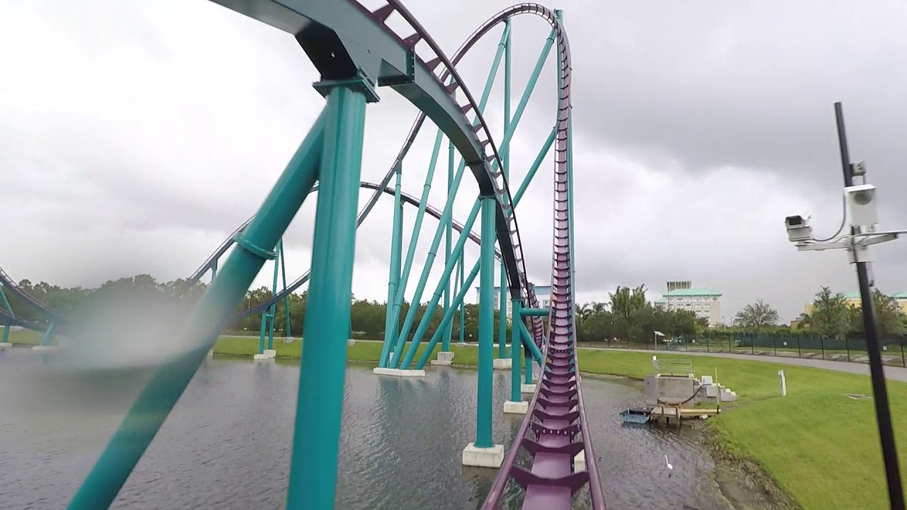 Mako Roller Coaster Sea World - Florida 2017 - YouTube