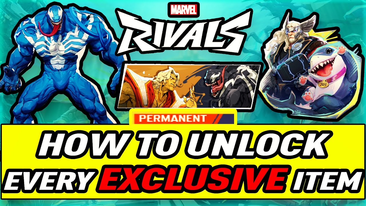 HOW To Unlock Every EXCLUSIVE Skin and Cosmetic In Marvel Rivals # ...