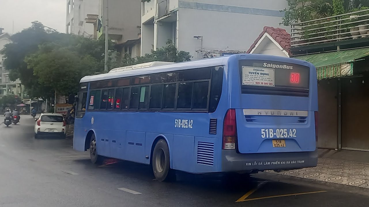 Full hành trình lượt đi xe buýt 30 từ Cư xá Nhiêu Lộc đến BX.buýt Khu A ...