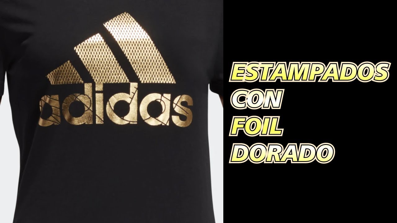 ESTAMPADO DORADO aplicación de FOIL DORADO 2020 - YouTube