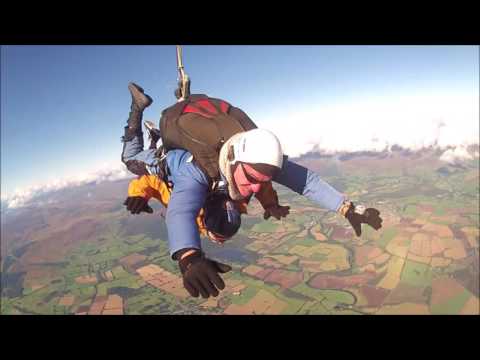 Natasha Harveys Tandem Skydive At Strathallan Airfield Scotland 01/10 ...