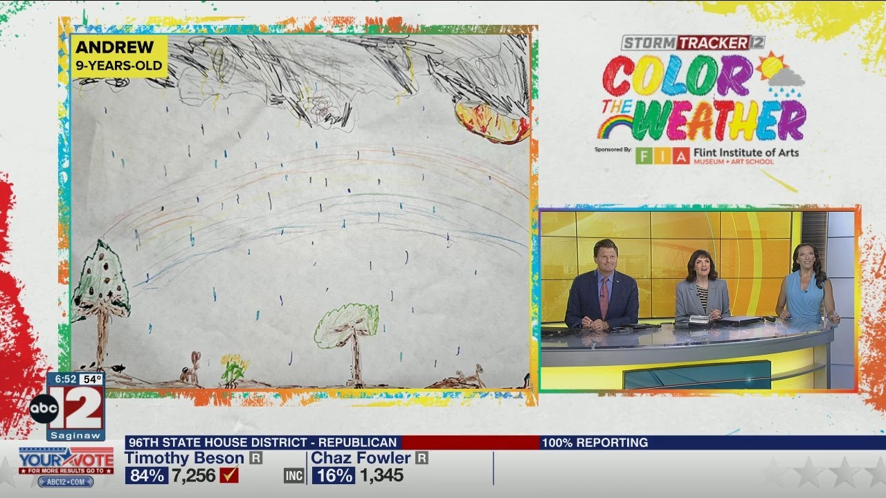 Color the Weather for August 7, 2024: Andrew - YouTube