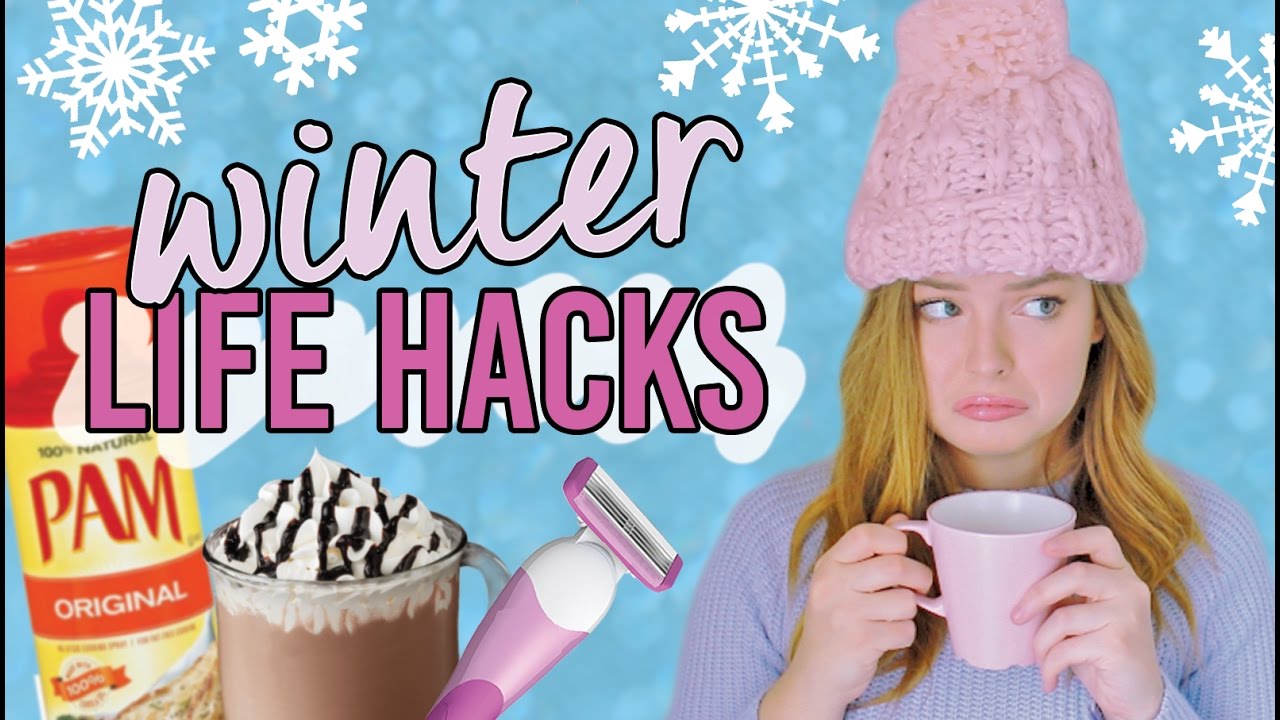 Winter Life Hacks! Cold Weather Tips! - YouTube