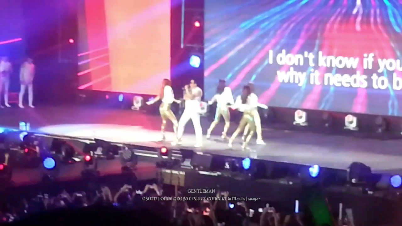 030217 ONEK GLOBAL PEACE CONCERT - PSY - GENTLEMAN - YouTube