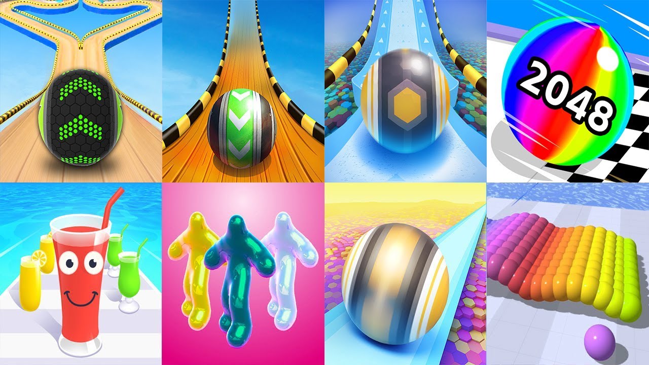 Going Balls, Sky Rolling Balls, Juice Run, Canvas Run, Blob Runner 3D ...