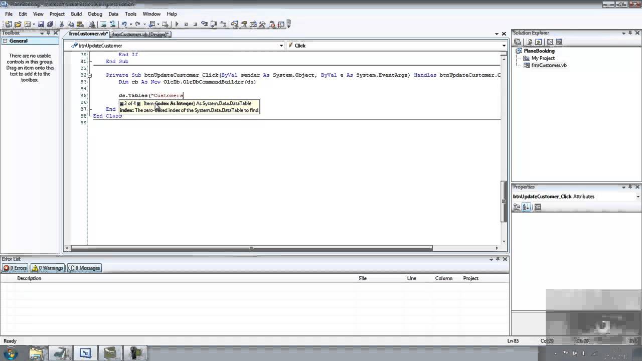 7.7 - VB/Access Project 1.7 - Updating Records - YouTube