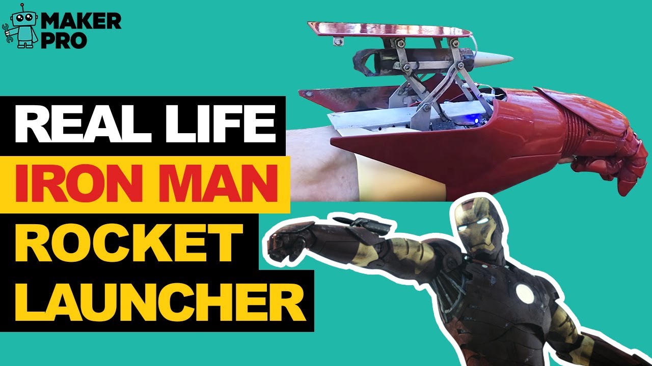 Real Life Iron Man Rocket Launcher - YouTube