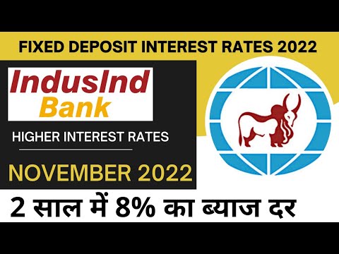 IndusInd Bank Fixed deposit interest rates|Effective from 22nd November ...