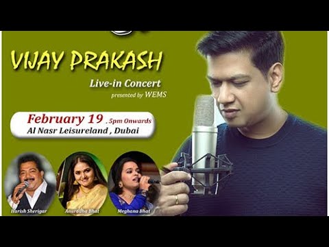 Vijay Prakash Songs| Live in Concert |#kannadavlogs | #dubai - YouTube