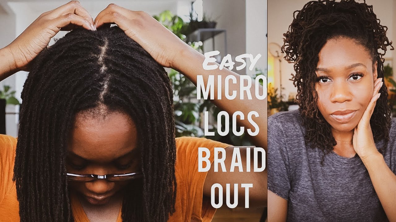 Easy Braidout on Microlocs | Locs and Thoughts - YouTube