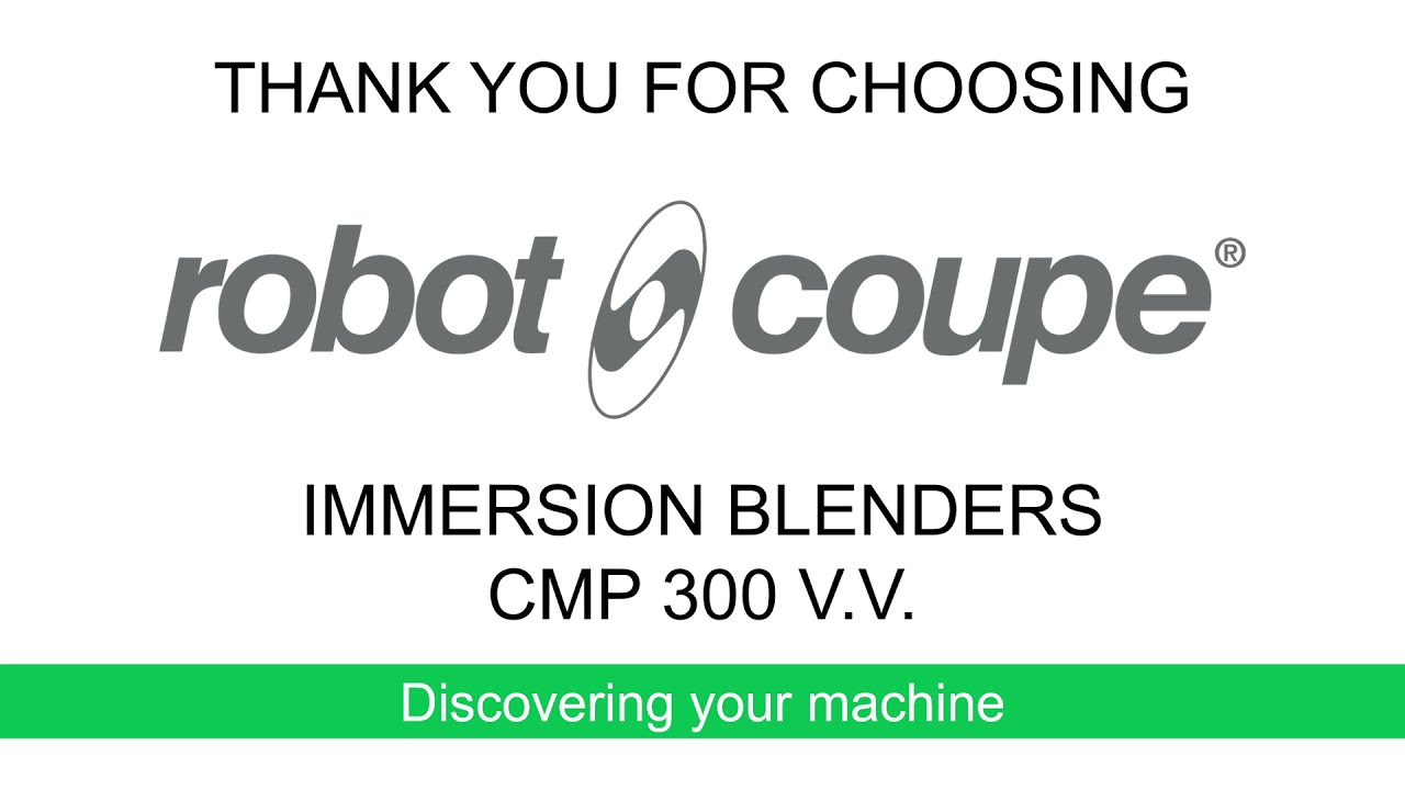 Robot-Coupe CMP 300 V.V. Your machine - YouTube
