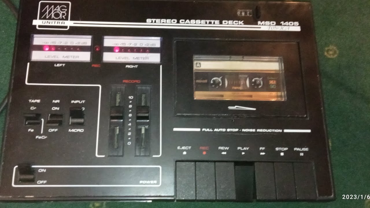 Magnetofon MSD 1405 Magmor Unitra HiFi Vintage - YouTube