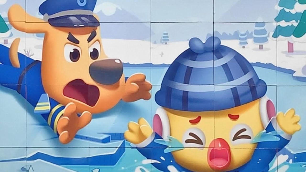 Dangerous Ice Playground | Sheriff Labrador | Puzzle for kids and for ...