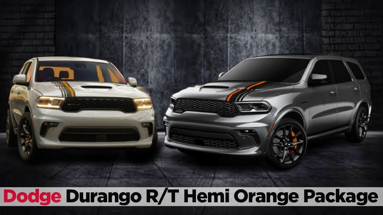 2023 Dodge Durango R/T - Gets New Hemi Orange Appearance Package - YouTube