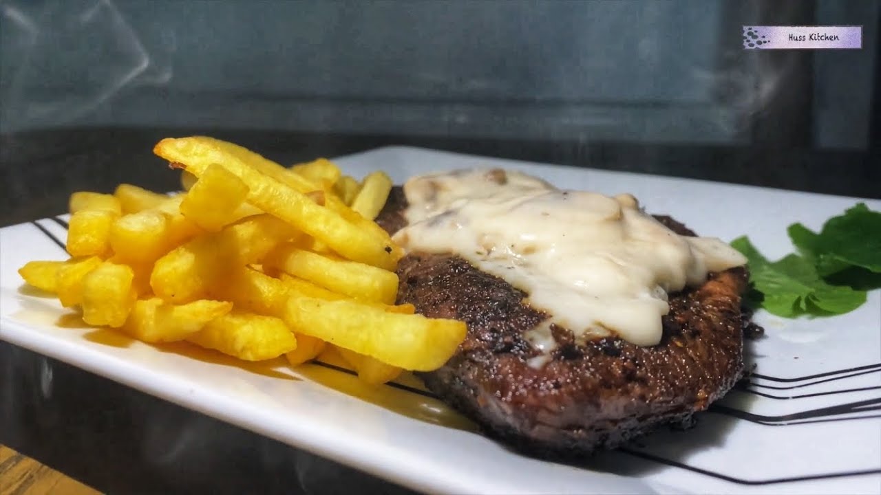 Easy Beef Steak recipe|Huss Kitchen - YouTube