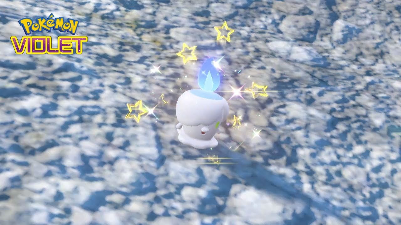 Shiny Litwick! ~ Pokémon Scarlet And Violet Teal Mask DLC - YouTube
